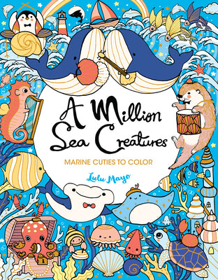 A Million Sea Creatures: Marine Cuties to Color – Bright Bean Toys