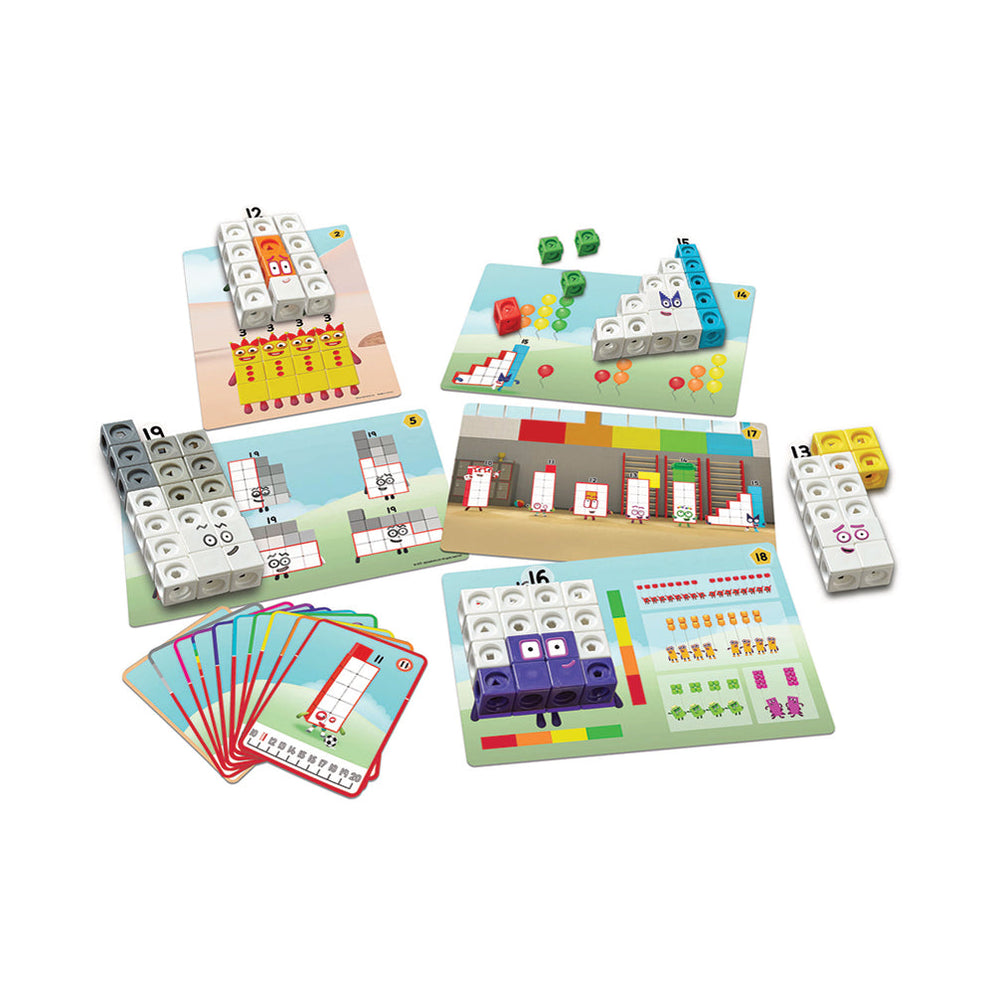 Numberblocks MathLink® Cubes 11–20 Activity Set — Bright Bean Toys