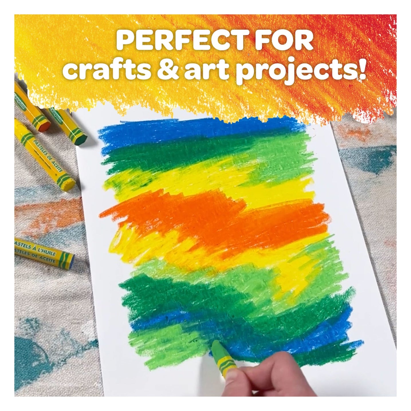 Crayola 16 Oil Pastel Sticks — Bright Bean Toys