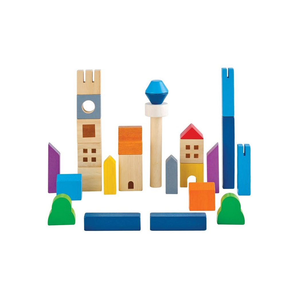 Plan Toys Cityscape Blocks — Bright Bean Toys