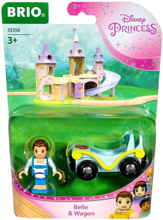 Brio Disney Princess Belle & Wagon — Bright Bean Toys