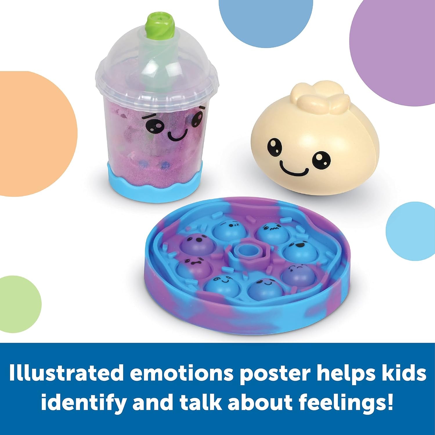 Learning Resources Bubble Tea Break! Sensory Fidget Activity Set ...