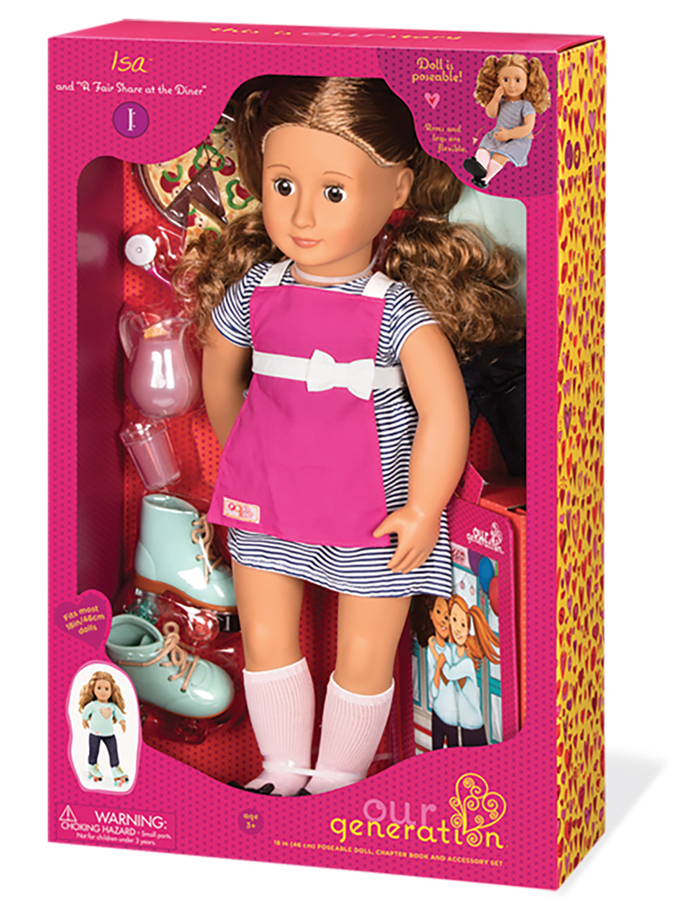 Our Generation Deluxe Doll Isa 18" Doll — Bright Bean Toys