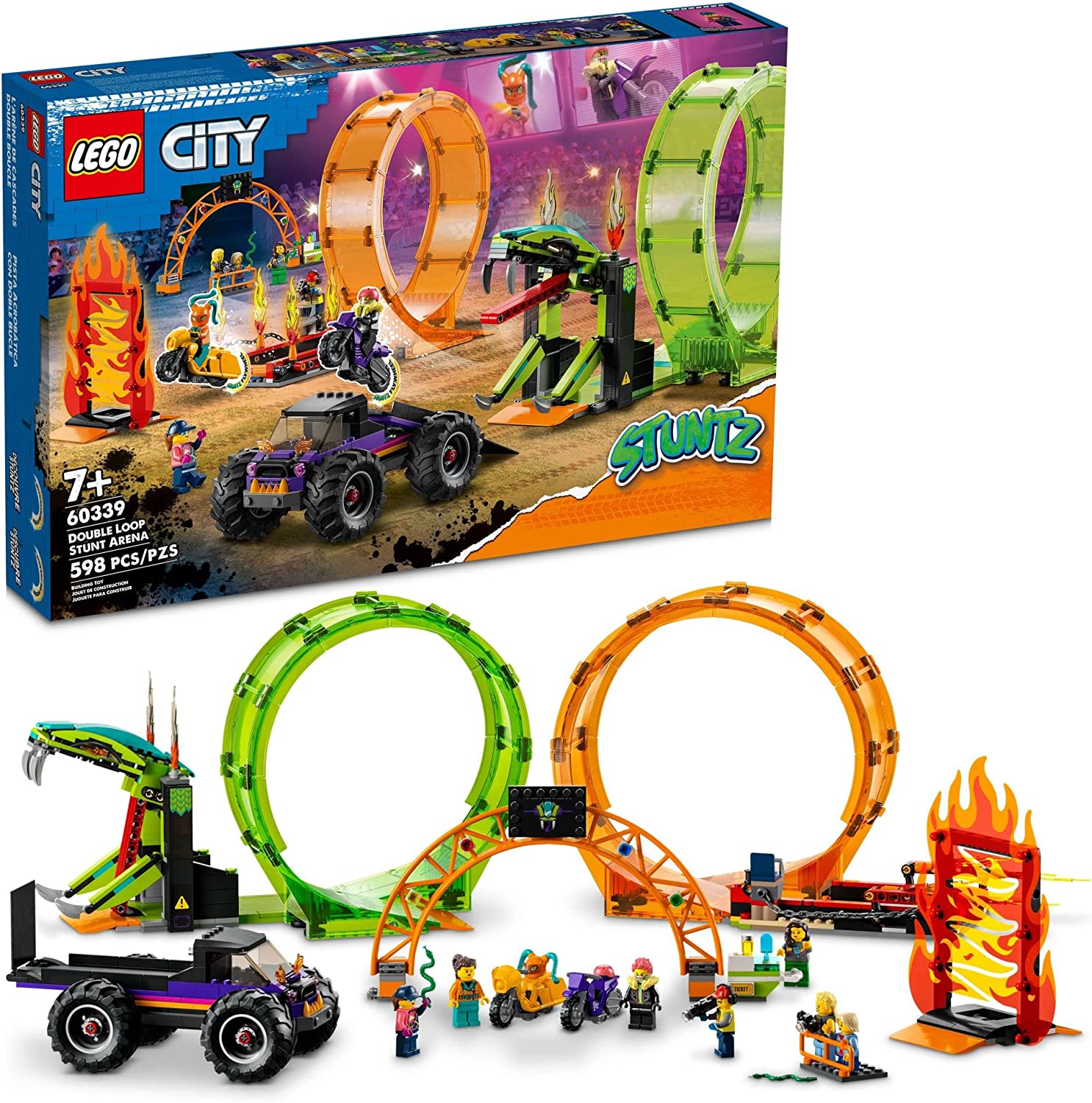 Lego City Double Loop Stunt Arena (60339) – Bright Bean Toys