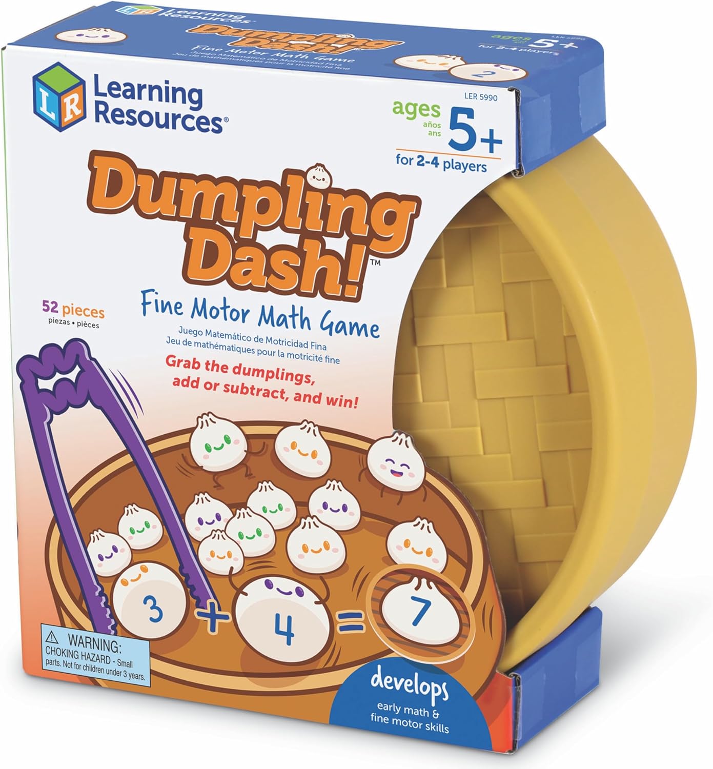 Learning Resources Dumpling Dash!™ Fine Motor Math Game – Bright Bean Toys