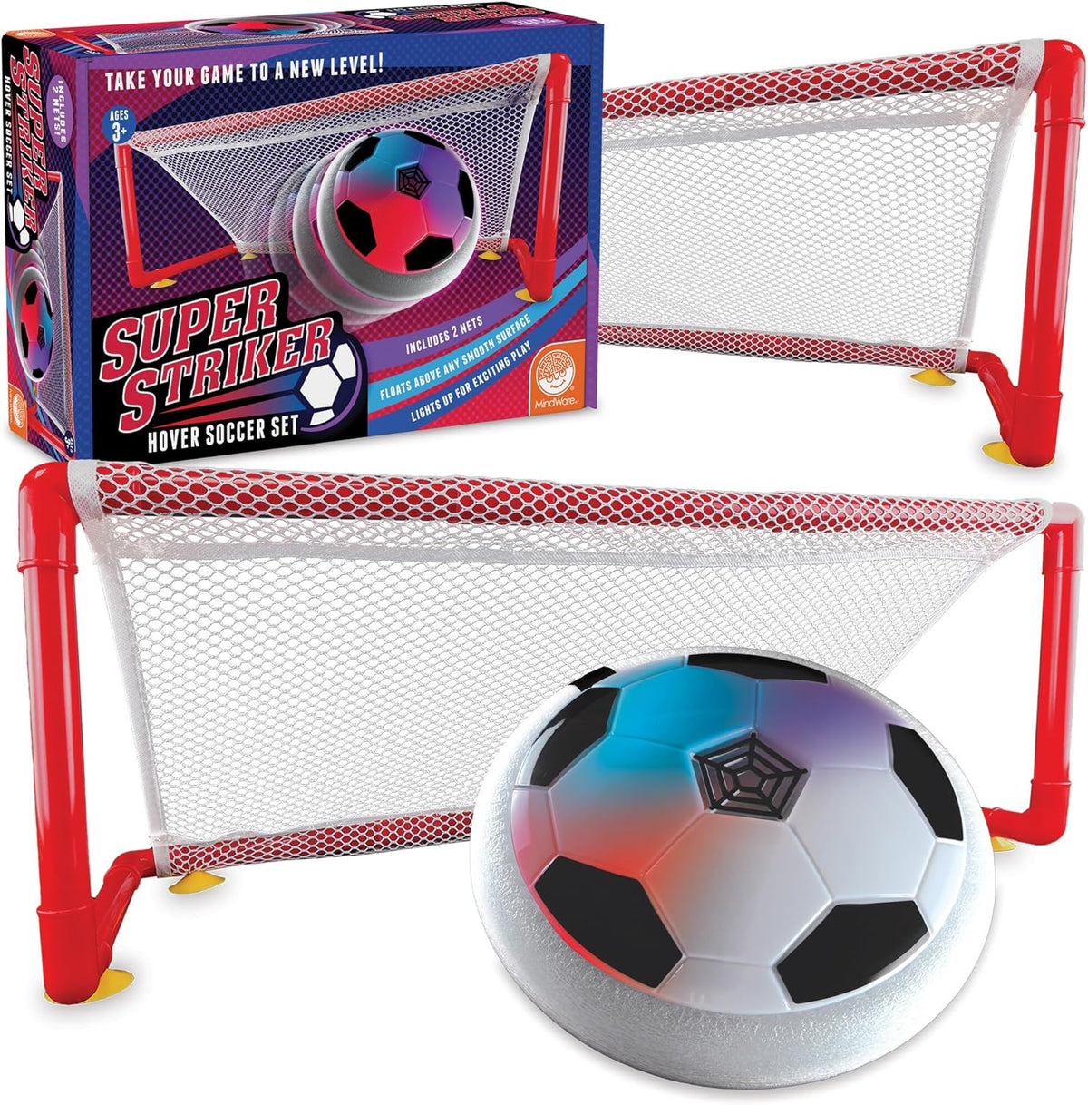 Mindwares Super Striker Hover Soccer — Bright Bean Toys