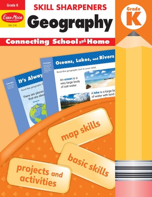 Skill Sharpeners: Geography, Kindergarten Workbook — Bright Bean Toys