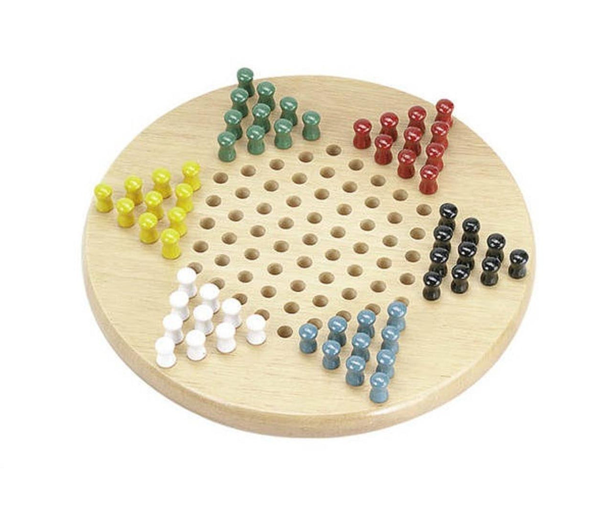 Chinese Checkers (11" Wooden Board) — Bright Bean Toys