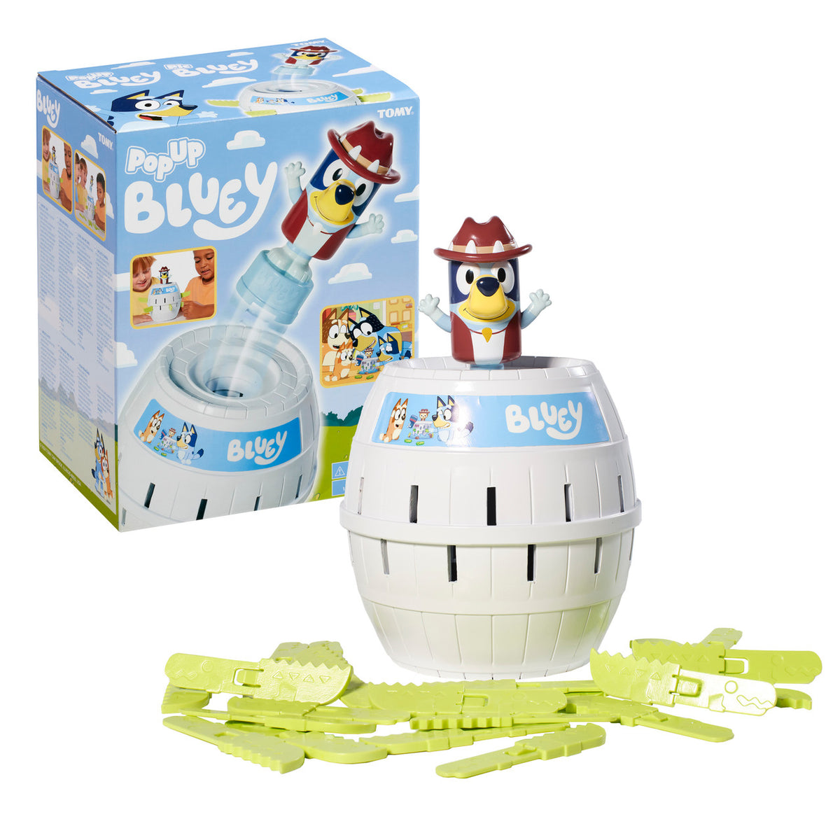 Pop Up Bluey — Bright Bean Toys