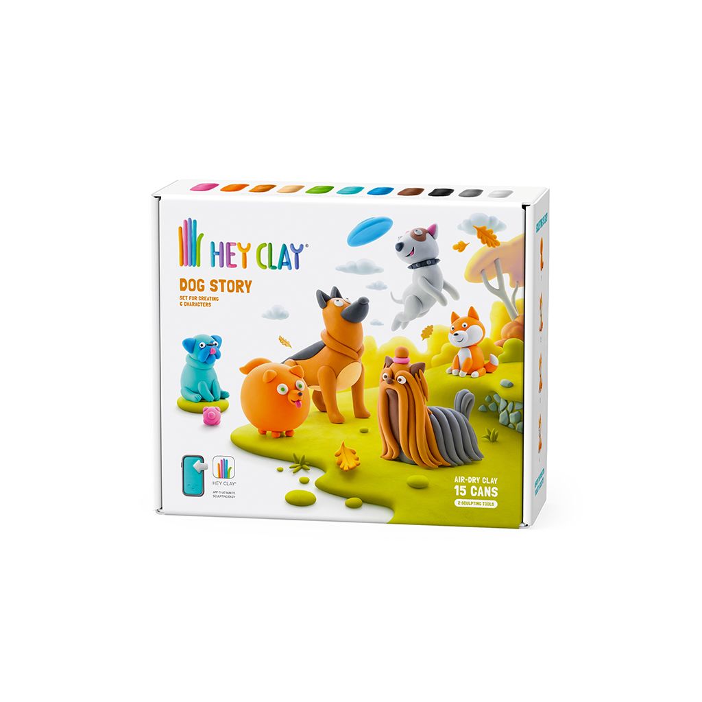 Hey Clay Dog Story — Bright Bean Toys