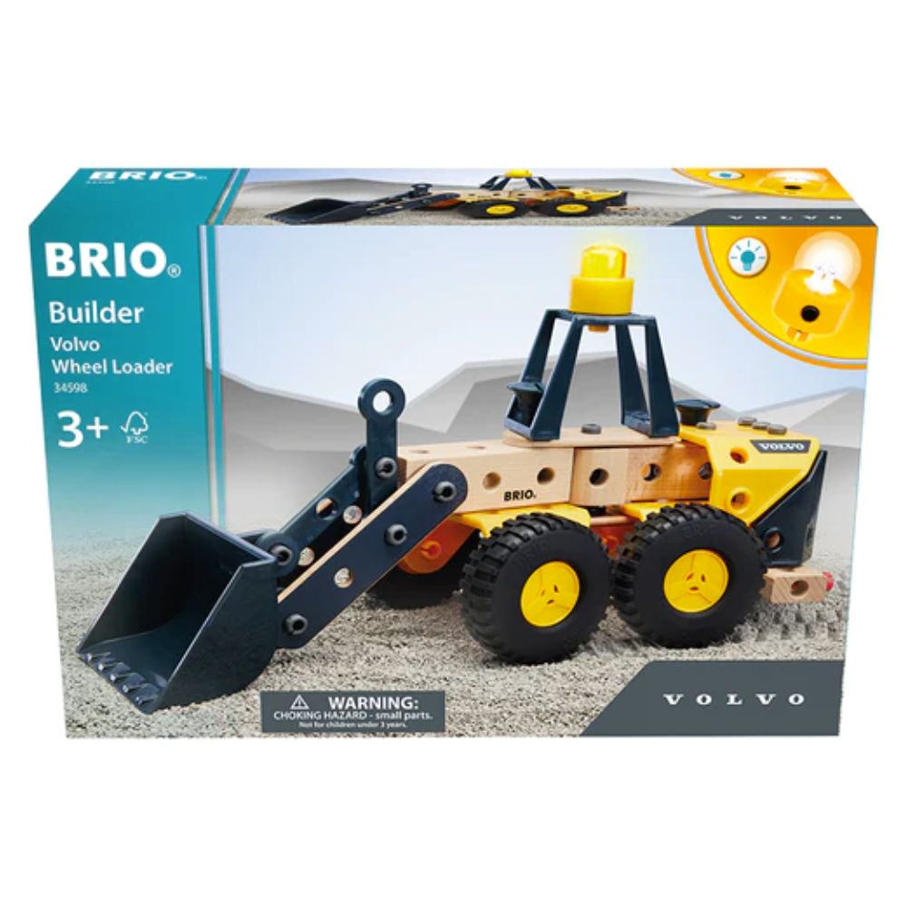 Brio Builder Volvo Wheel Loader – Bright Bean Toys