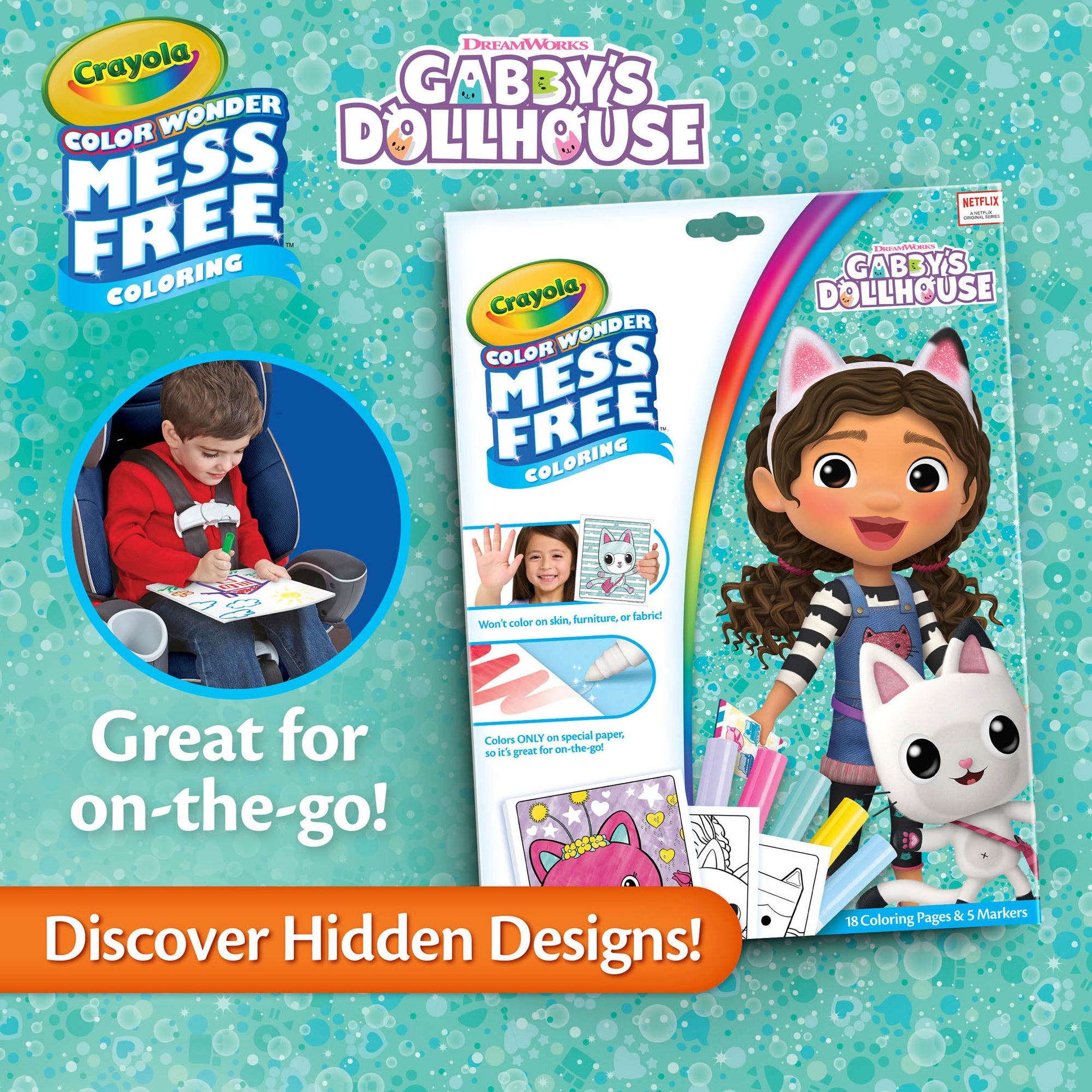 Crayola Color Wonder Mess-Free Colouring Pages and Mini Markers - Gabb ...