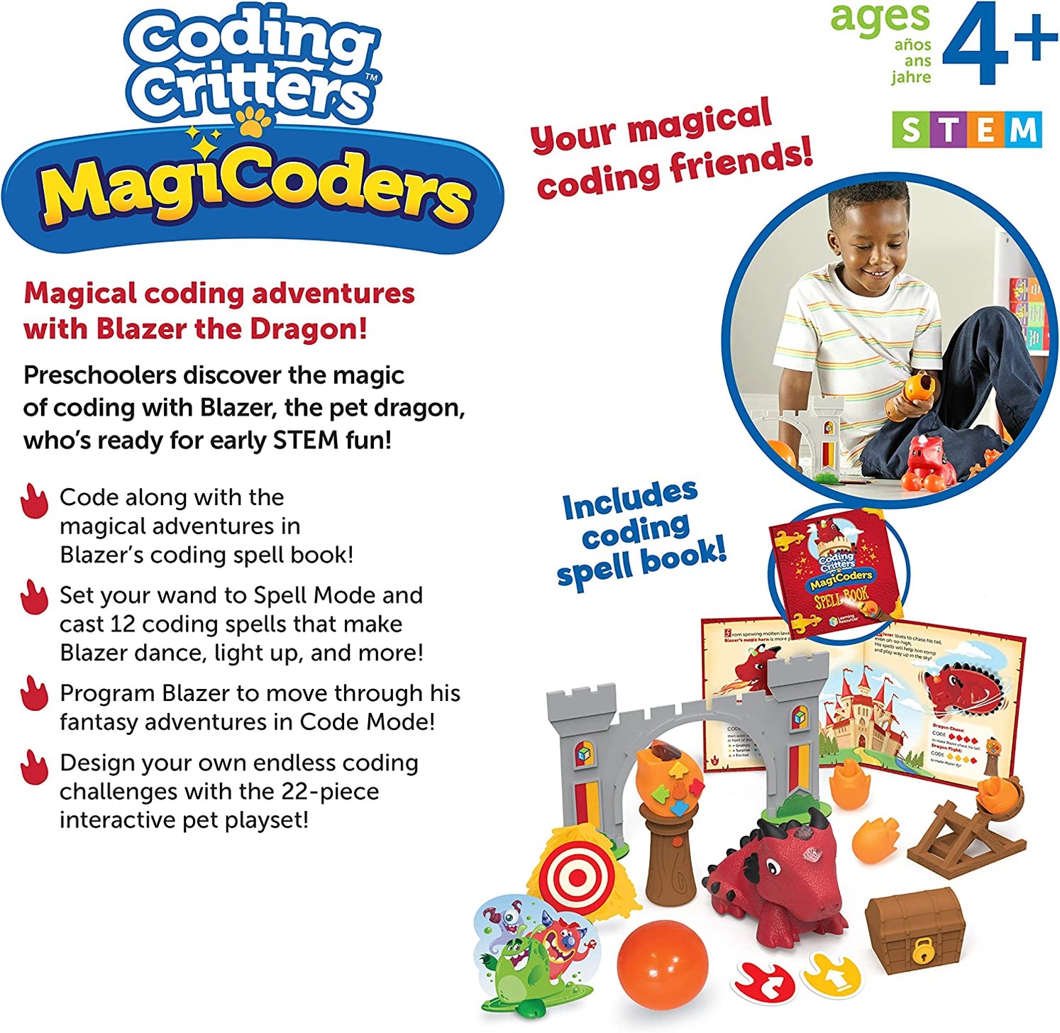 Learning Resources Coding Critters® MagiCoders: Blazer the Dragon ...