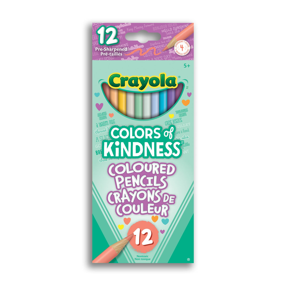 Crayola Colours of Kindness Coloured Pencils (12 Count) — Bright Bean Toys